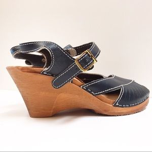 Shoes | Vintage Wooden Wedges | Poshmark